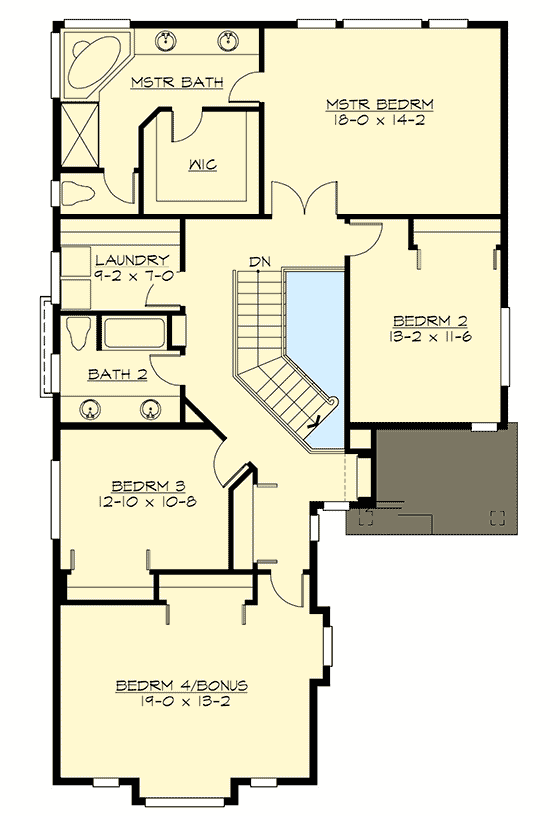 Top Small Two Storey House Design With Firewall Ideas - House Floor Plans