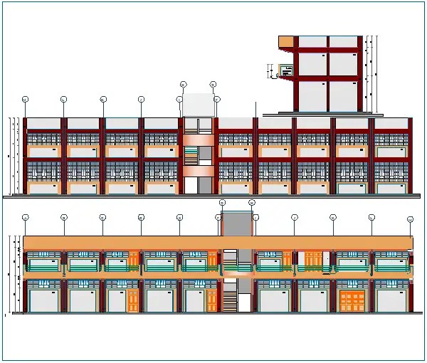 Wonderful School Building Plans And Elevations Ideas - House Floor Plans