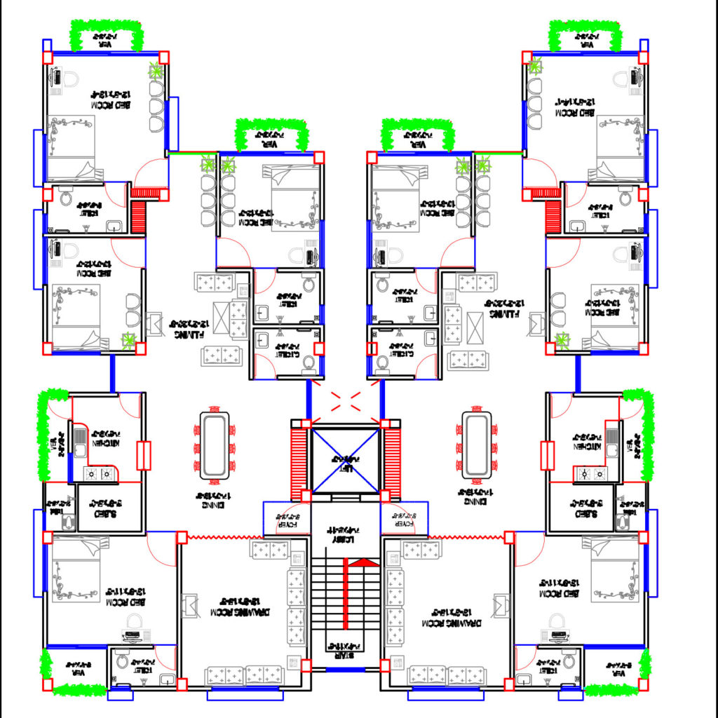 Image Of Civil Residential Building Plans References - House Floor Plans