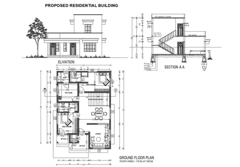 Best G 2 Plan Section Elevation Ideas - House Floor Plans
