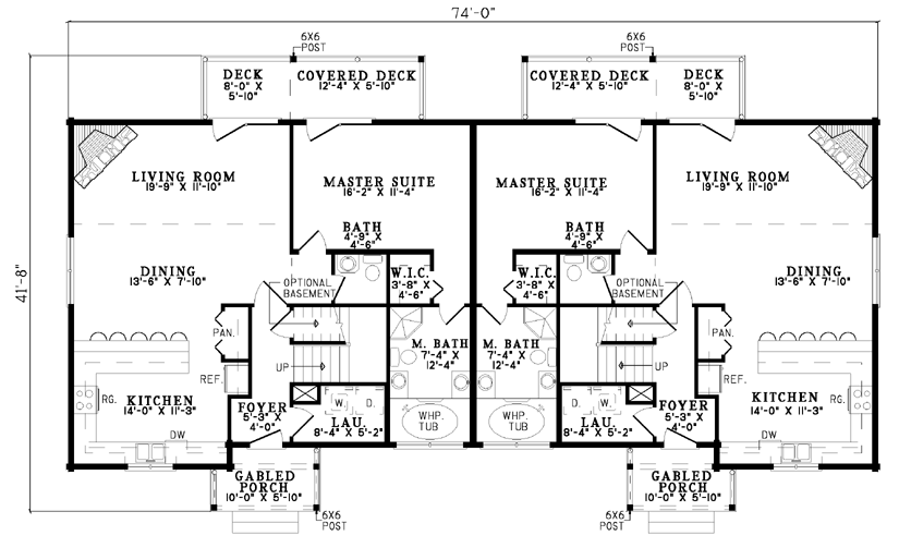 Top Log Cabin Duplex Floor Plans Ideas - House Floor Plans