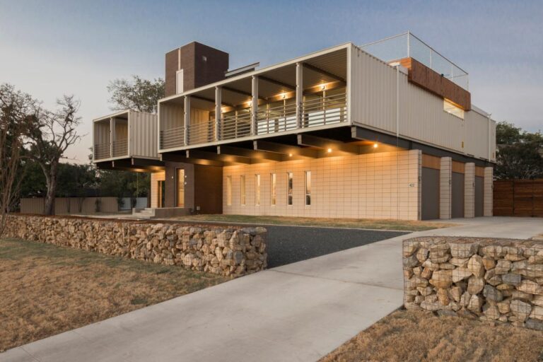 Amazing Two Storey Container House Ideas - House Floor Plans