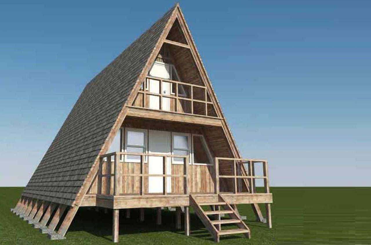 Most Inspiring Two Story A Frame Cabin Plans Ideas - House Floor Plans