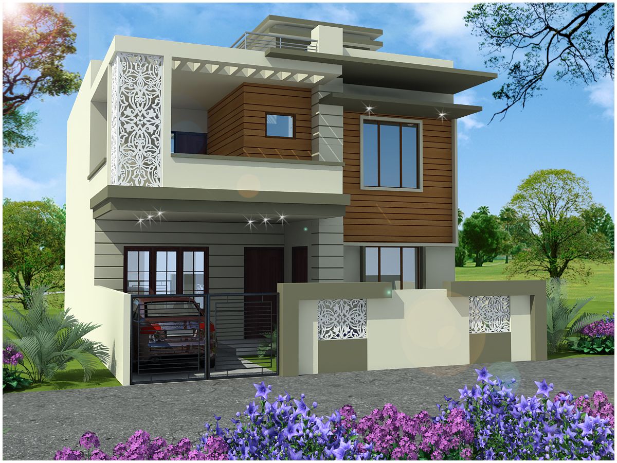 Most Perfect Front Elevation Of Indian Houses References - House Floor ...
