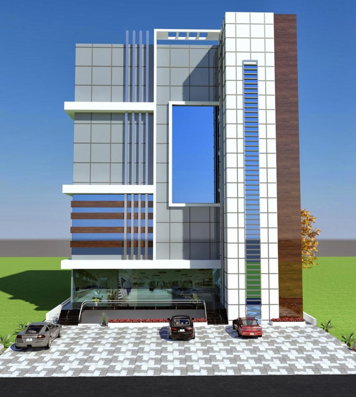 Stunning Commercial Elevations Of Buildings Ideas - House Floor Plans