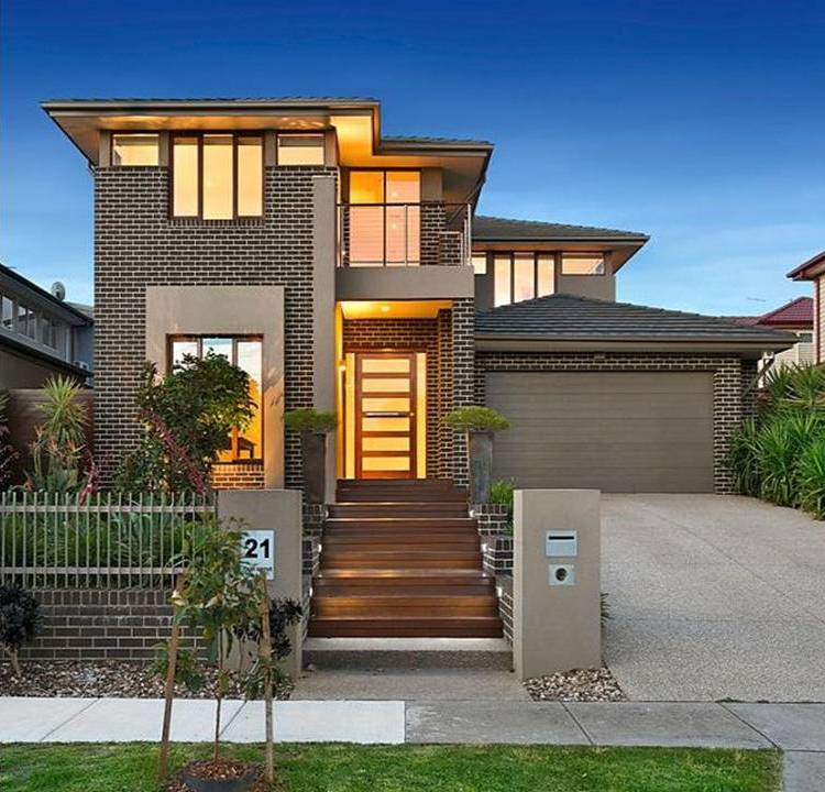 Attractive Simple House Exterior Photo Gallery Ideas - House Floor Plans