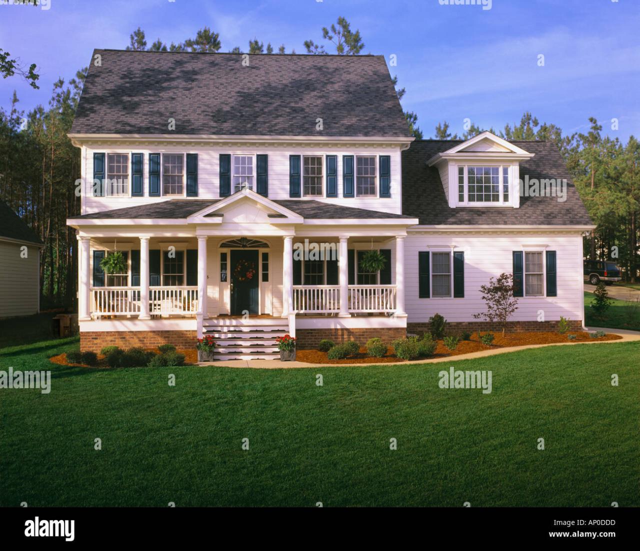 Remarkable Two Storey House With Porch References - House Floor Plans