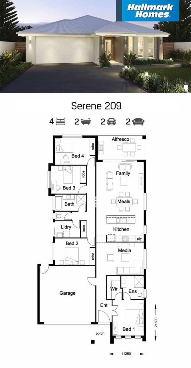 Best Single Storey Modern House Design With Floor Plan References - House Floor Plans